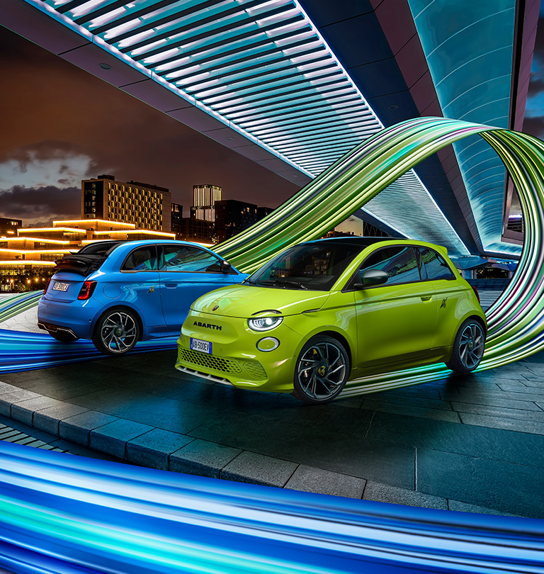 Abarth 500e | Dein sportliches Elektroauto | Abarth DE